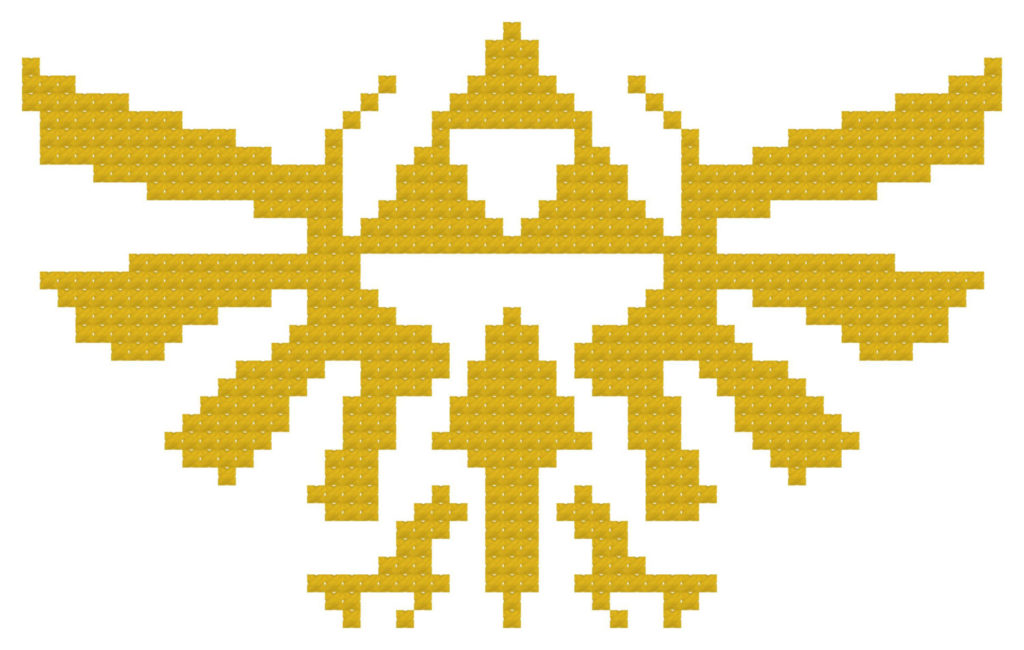 Royal Crest Cross Stitch Pattern - NERDpillo